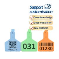 China JCET019 Laboratory Animal Ear Tag Veterinary Ear Tag for Cattle Sheep 2.5cm x 1.2cm for sale