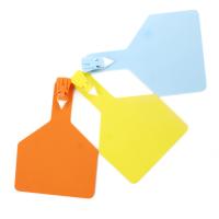 China JCET018 TPU Animal Ear Tag for Cattle Sheep Goat Livestock Identification with Serial Number for sale