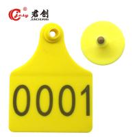 China JCET015 TPU Livestock Ear Tag Applicator for Cattle Sheep Goat Pig 77x100mm Custom Color for sale