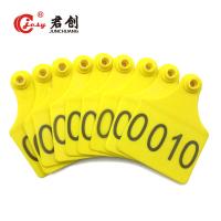 China JCET015 TPU Livestock Ear Tag Applicator for Cattle Sheep Goat Pig 77x100mm Custom Color for sale