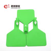 China JCET001 35mm Animal Ear Tag with Chip for Sheep Goat Livestock TPU RFID Tracking for sale