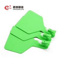 China JCET001 35mm Animal Ear Tag with Chip for Sheep Goat Livestock TPU RFID Tracking for sale