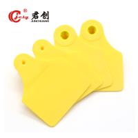 China JCET008 TPU Animal Ear Tag for Cattle Sheep Goat with Laser Numbering Custom Logo for sale