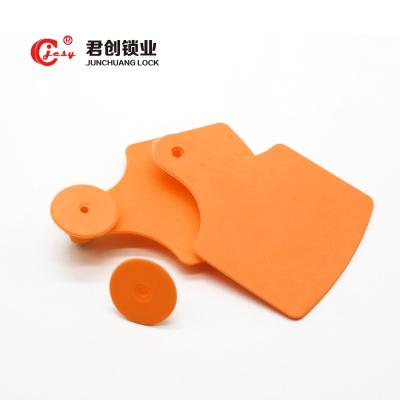 China TPU Animal Ear Tag for Cattle Sheep Rabbits Sows Custom Laser Printing Red Yellow Green for sale