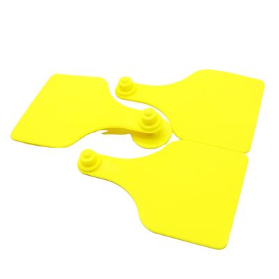 China JCET006 TPU Cattle Ear Tag for Livestock Management Laser Printing Customizable Red Yellow Green for sale