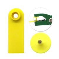 China JCET TPU Cattle Sheep Ear Tag with Laser Numbering Custom Logo 134.2kHz RFID Option for sale