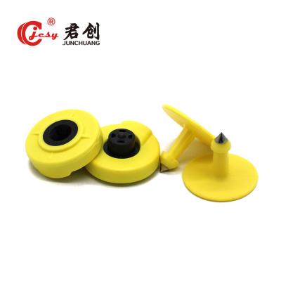China JCET010 125 kHz RFID Ear Tag TPU Livestock Sheep Ear Tag 29.5x23mm Custom Printed for sale