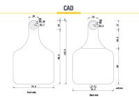 China TPU Cattle Ear Tag with Serial Number for Livestock Management JCET006 for sale
