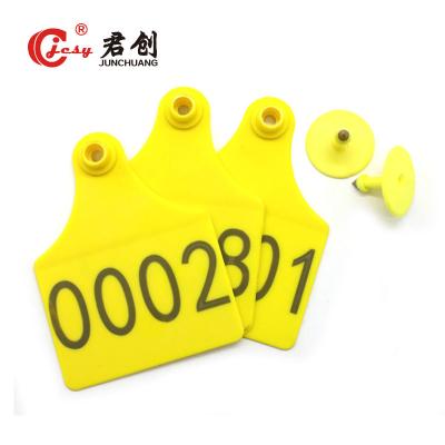 China JCET008 TPU Cattle Ear Tag for Livestock ID 134.2kHz RFID Tracking for sale