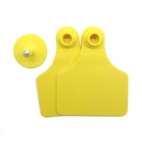 China JCET022 TPU Animal Ear Tag Applicator for RFID Livestock Management Red Yellow Green for sale