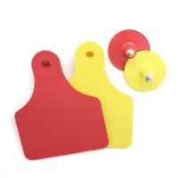 China JCET022 TPU Animal Ear Tag Applicator for RFID Livestock Management Red Yellow Green for sale