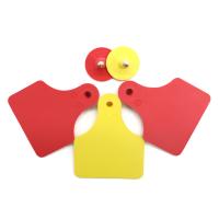 China JCET022 TPU Animal Ear Tag Applicator for RFID Livestock Management Red Yellow Green for sale