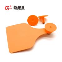 China JCET005 GPS Livestock Ear Tags Tracker 74x115mm TPU Cattle Tracking Ear Tag Custom Color for sale