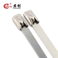 China Stainless Steel Self-Locking Cable Tie 304 316 High Tensile Strength 550C for sale