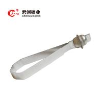 China Disposable Metal Strap Seal 270mm Tinplate Tamper Proof Security Strip Seal with Laser Marking for sale