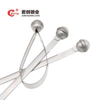 China JCSS002 Metal Strap Seal 365mm x 8.5mm Tinplate Steel Embossed for Container Door Sealing for sale