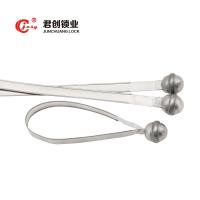China JCSS002 Metal Strap Seal 365mm x 8.5mm Tinplate Steel Embossed for Container Door Sealing for sale