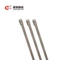 China JCSS005 Metal Strap Seal for Railroad Cars 150mm Tinplate Steel Tamper Proof Security Seal for sale
