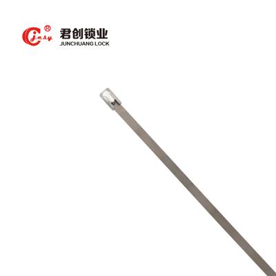 China JCSS005 Metal Strap Seal 150mm x 4.5mm Tinplate Steel for Container Rail Car Security for sale