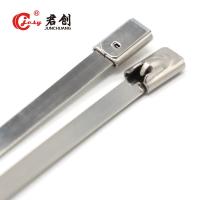 China Self Locking Stainless Steel Cable Tie 304 316 JCST001 for Industrial Use for sale