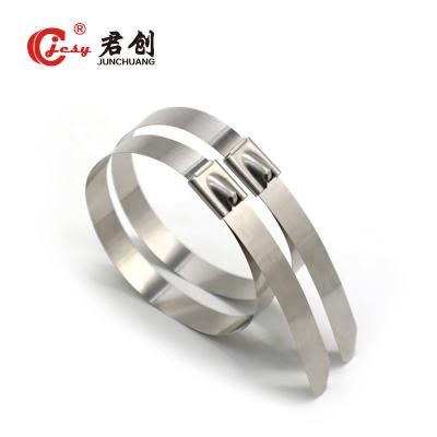 China JCST002 Stainless Steel Cable Tie Self Locking 304 316 -60°C to 550°C for sale
