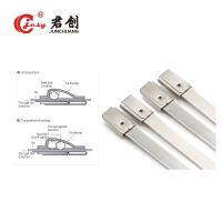 China Self Locking Stainless Steel Cable Tie JCST004 304 316 Strapping Seal 550C for sale