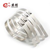 China Self Locking Stainless Steel Cable Tie JCST004 304 316 Strapping Seal 550C for sale