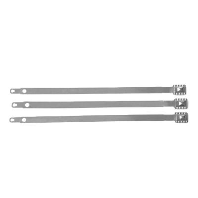 China JCSS001 Metal Strap Seal 218mm x 8mm Tinplate Steel Container Truck Security Seal for sale