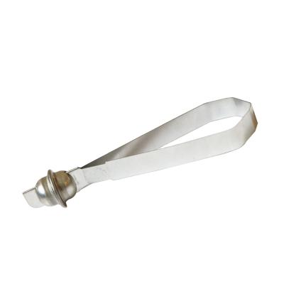 China JCSS004 Metal Strap Seal 215mm x 9.5mm Tinplate Steel Tamper Proof Seal for Steel Strapping for sale
