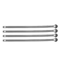 China JCSS002 Metal Strap Seal High Security Seal Edge Curled Self Lock for sale