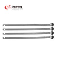 China Embossed Metal Strap Seal 365mm x 8.5mm Tinplate Steel for Steel Strapping Edge Curled for sale