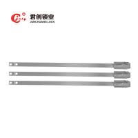 China Heavy Duty Metal Serrated Seals Steel Strapping 19mm x 0.8mm Iron Emboss for sale