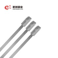 China Heavy Duty Metal Serrated Seals Steel Strapping 19mm x 0.8mm Iron Emboss for sale