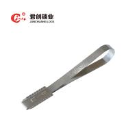 China Tinplate Metal Strip Seal 192x7mm Numbered Iron Security Seal Edge Curled Disposable for sale