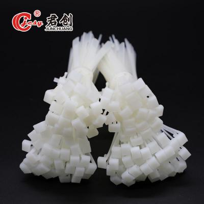 China Nylon 66 Zip Cable Tie 6mm Reusable Plastic Cable Ties Custom Color Self-locking for sale