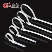 China Nylon 66 Zip Cable Tie 6mm Reusable Plastic Cable Ties Custom Color Self-locking for sale