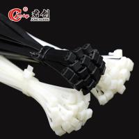China Nylon 66 Zip Cable Tie 6mm Reusable Plastic Cable Ties Custom Color Self-locking for sale