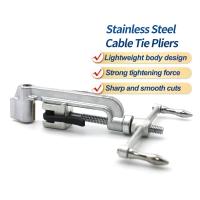 China Junchuang JCTT001 Stainless Steel Cable Tie Tensioning Tool Hand Held for Strapping 0.5-1.2mm for sale
