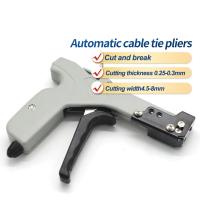 China Junchuang JC-TP001 Stainless Steel Cable Tie Fasten Tool for Ball Lock Metal Cable Ties 200mm for sale