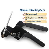 China JCTP002 Manual Cable Tie Gun Tensioning and Cutting Tool for Nylon Ties 2.5mm to 4.8mm for sale