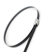 China Stainless Steel Cable Tie Self-Locking Reusable SS Cable Ties 304 Grade 100pcs per Bag for sale