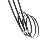 China Stainless Steel Cable Tie Self-Locking Reusable Military Style 304 SS 4.6mm Width for sale