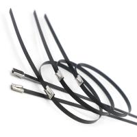 China Stainless Steel Cable Tie Self-Locking Reusable Military Style 304 SS 4.6mm Width for sale