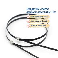 China Stainless Steel Cable Tie Self-Locking Reusable Military Style 304 SS 4.6mm Width for sale