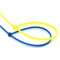 China Nylon Cable Ties Self Locking 200mm 4.8mm Security Cable Tie Seal Green White Custom Color for sale