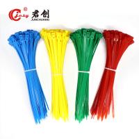 China Reusable Multi Color Nylon Cable Ties Self-Locking 100pcs per Bag Automotive Pipe Clip for sale