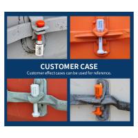 China High Security Bolt Container Seal 80.4mm Height Steel ABS Lock Body 7mm Diameter JCBS603 for sale