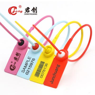 China JCPS003 Plastic Security Seal 300mm Tamper Evident Door Lock Tag with Laser Marking for sale