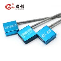 China JCCS003 Container Cable Seal Aluminum Alloy Transparent Cover 27.3x26.2x9.1mm for sale