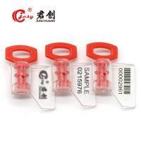 China Self Locking Disposable Plastic Meter Seal JCMS005 25x21.7mm PC+ABS Security Seal for sale
